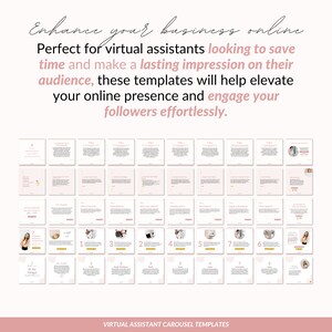 Virtual Assistant Carousel Templates, Virtual Assistant Template ...