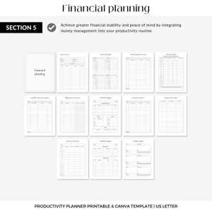 Productivity Planner, Life Planner, Printable Planner, 2024 Planner ...