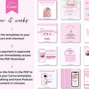 Podcast Instagram Templates, Podcast Templates, Podcast Story Templates ...