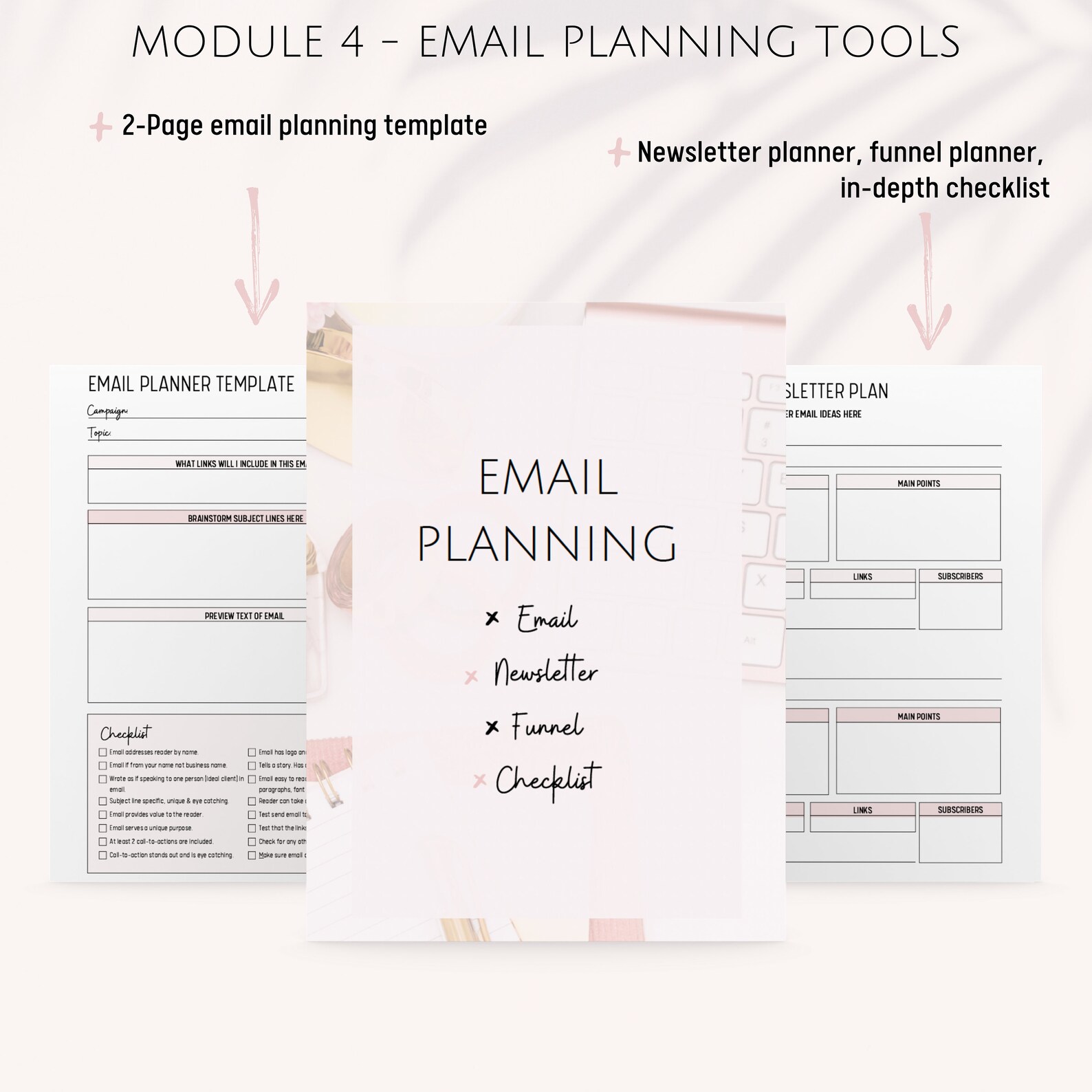 Email Marketing Planner Newsletter Planner Social Media | Etsy