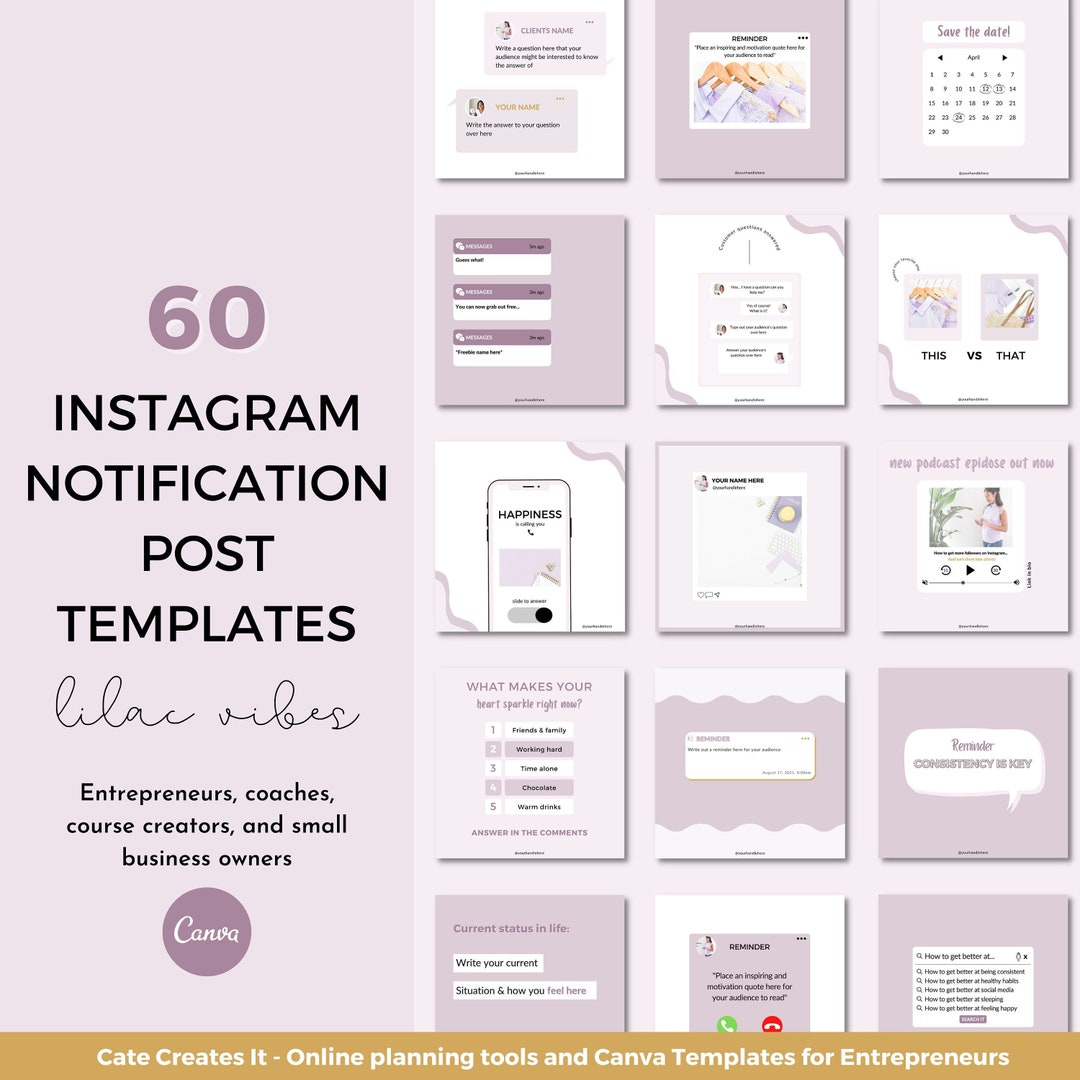 Instagram Engagement Templates, Social Media Canva Templates, Instagram ...