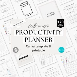 Productivity Planner, Life Planner, Printable Planner, 2024 Planner ...