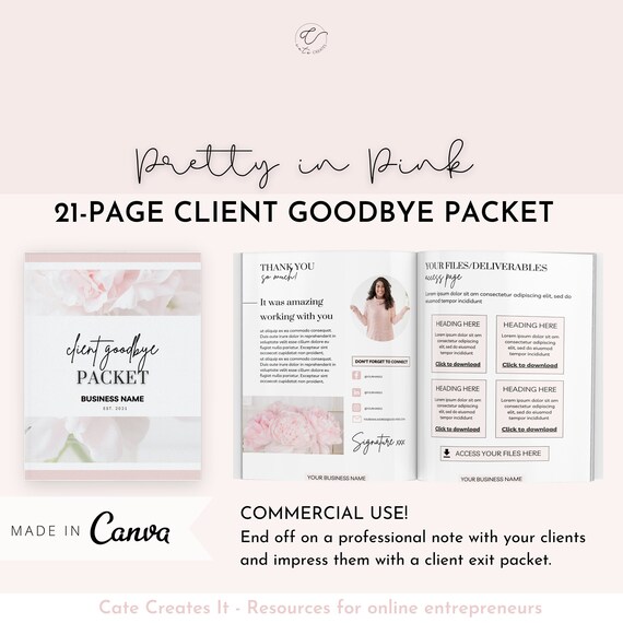 Client goodbye packet client exit packet coaching client | Etsy