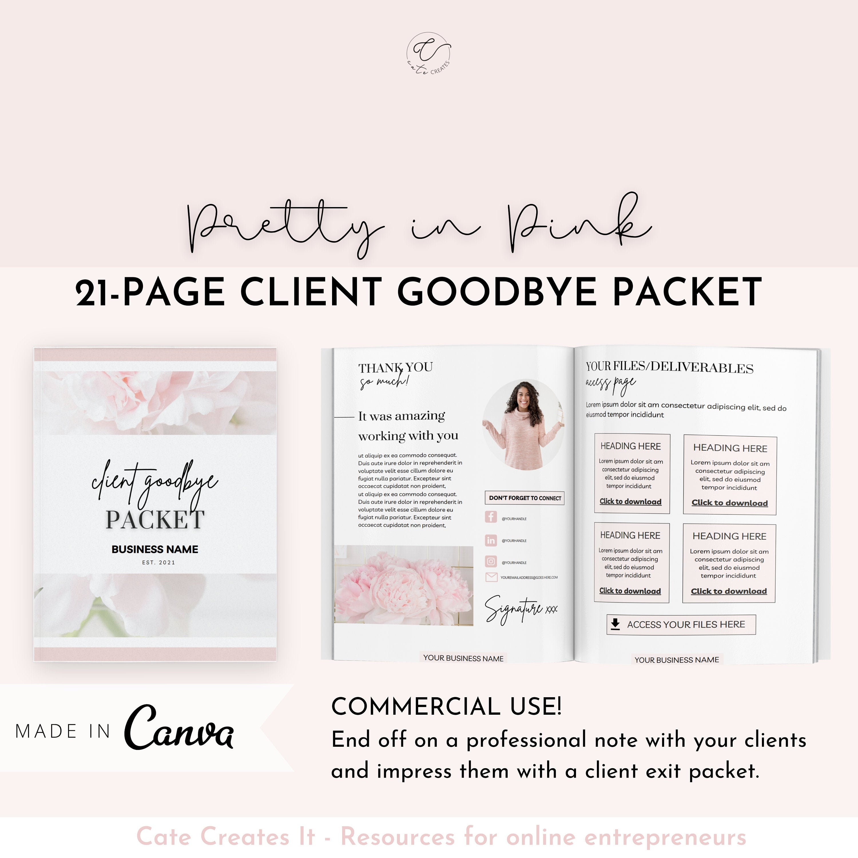 Client goodbye packet client exit packet coaching client | Etsy