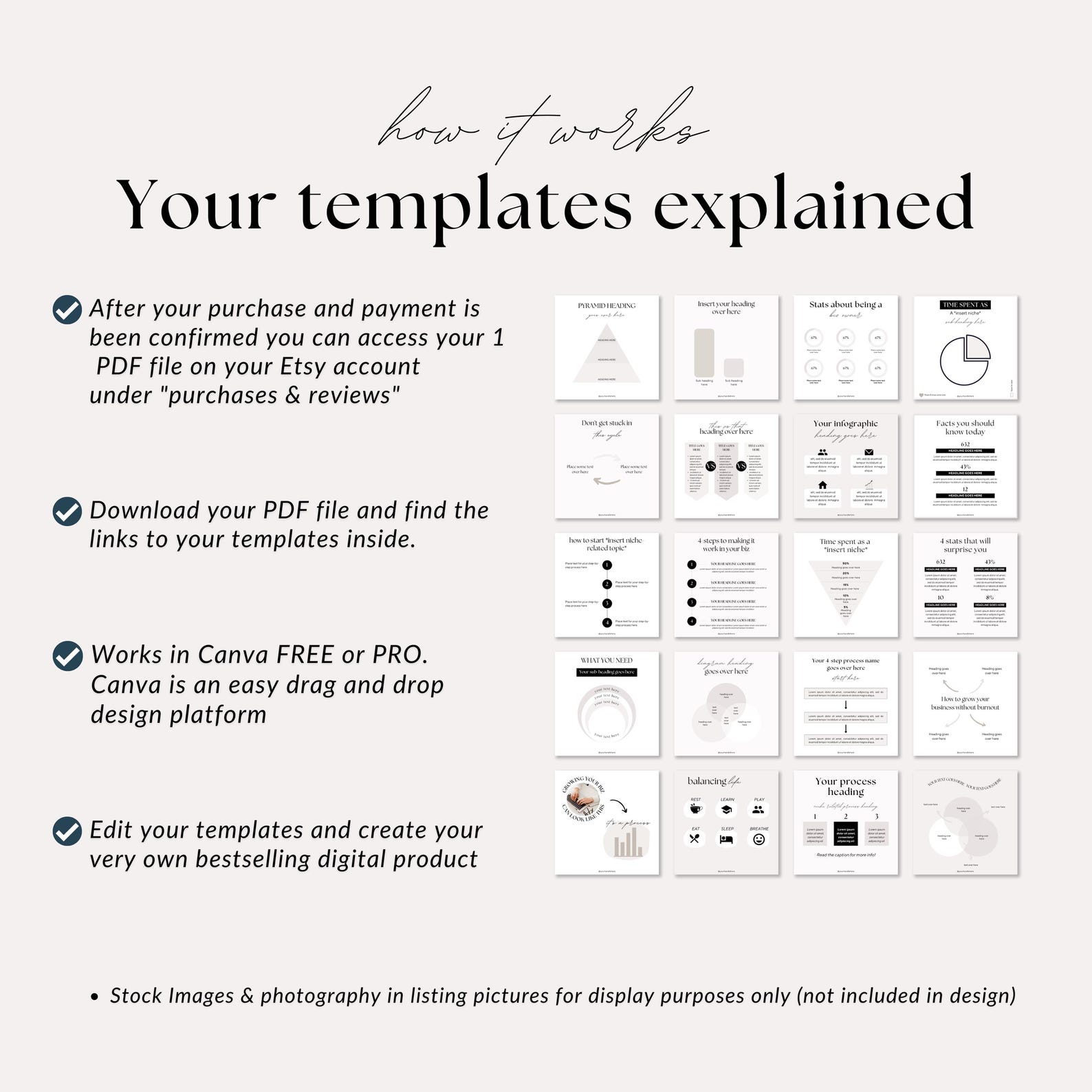 PLR Instagram Posts, PLR Instagram Templates, Charts and Graphs ...