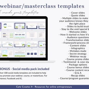 Webinar Slide Deck, Coach Webinar, Webinar Course Creator, Webinar ...