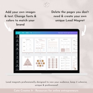 Lead Magnet Canva Template, Opt-in Templates, Worksheet Template, Ebook ...