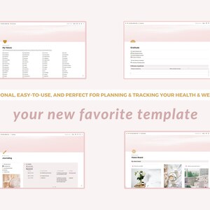 Notion Life and Wellness Planner, Notion Life Planner, Notion Wellness ...