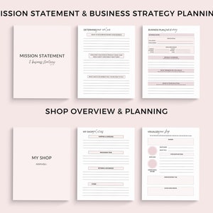 Editable Business Planner, Business Planner Canva Template, Small ...