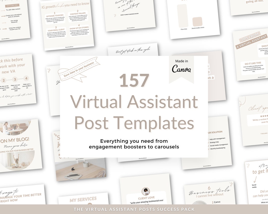 Virtual Assistant Posts, Virtual Assistant Templates, Virtual Assistant ...