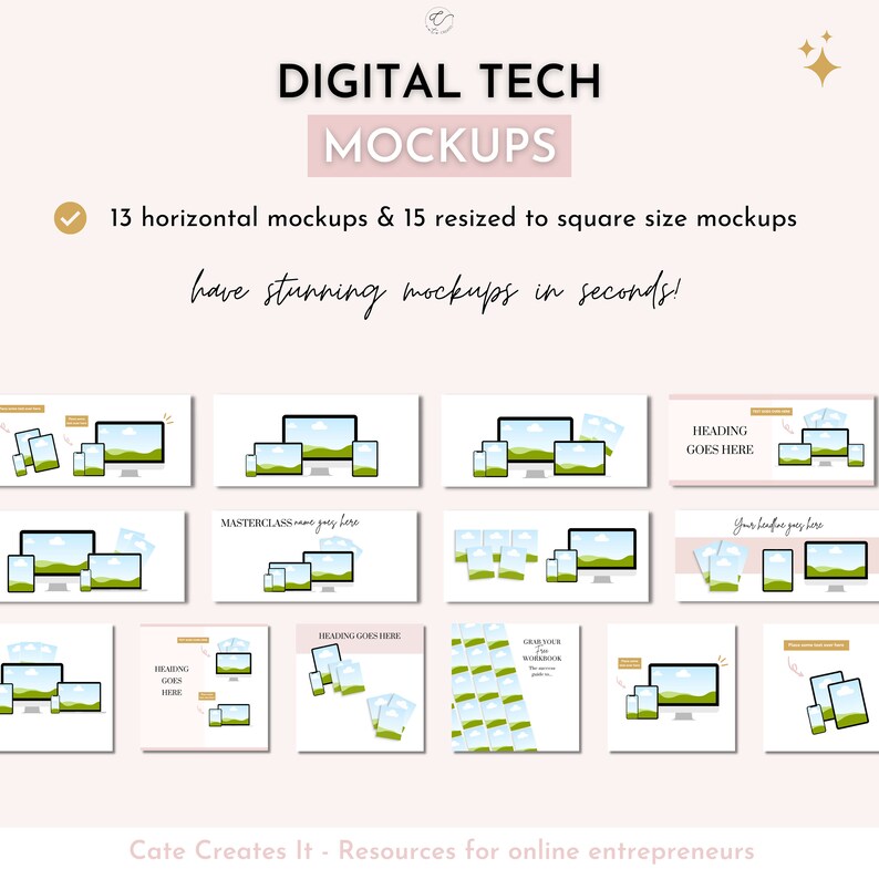 Course Creator Canva Toolkit Canva Template Bundle Ecourse - Etsy