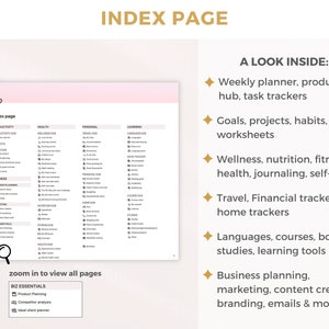 Notion Life and Business Template, Notion Template, Notion Business Planner, Notion Project ...