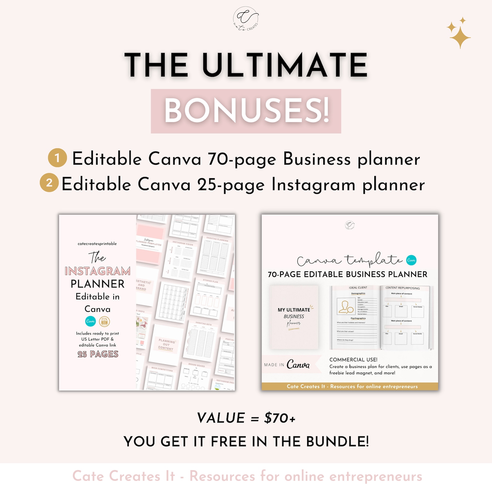 Course Creator Canva Toolkit Canva Template Bundle Ecourse - Etsy