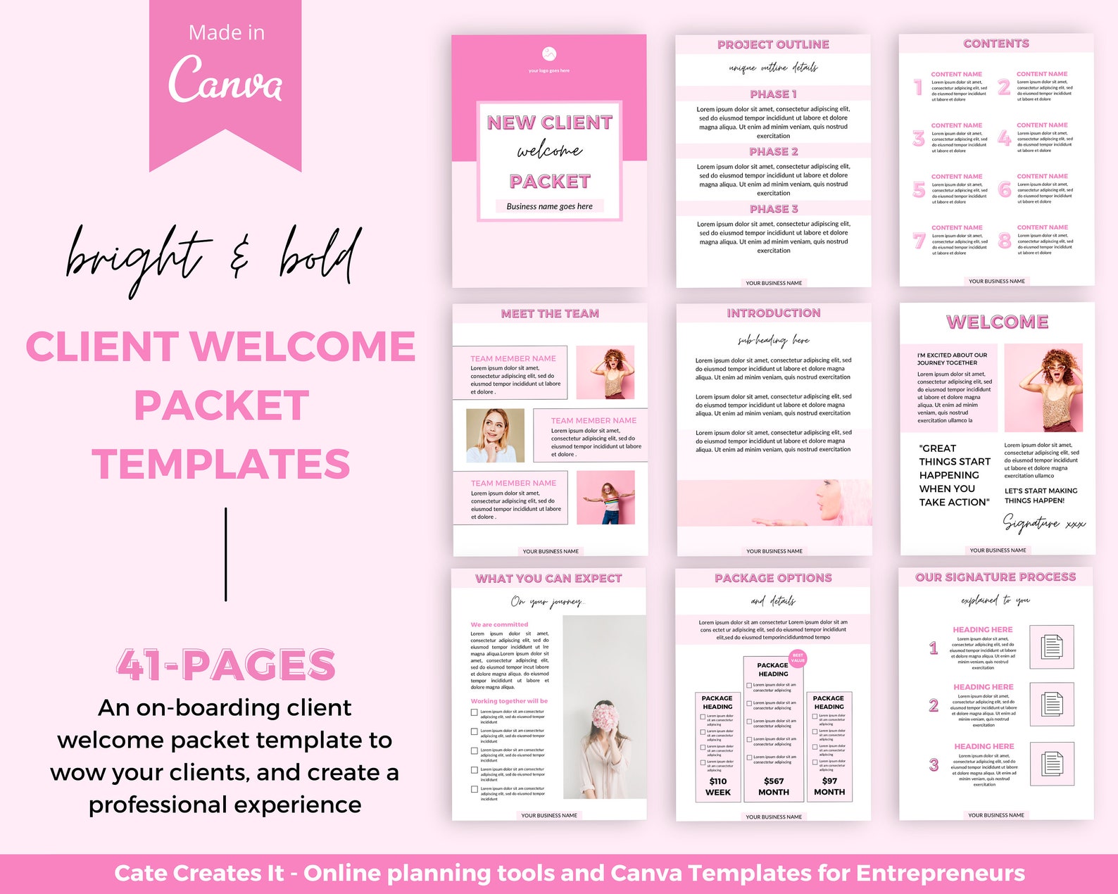 Client Onboarding Bundle, Client Onboarding Templates, Client ...