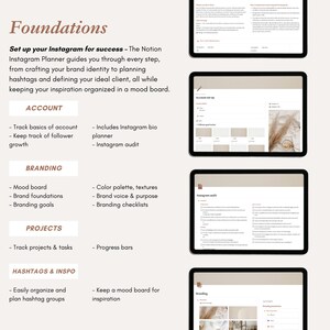 Notion Instagram Planner, Notion Social Media, Notion Templates, Notion ...