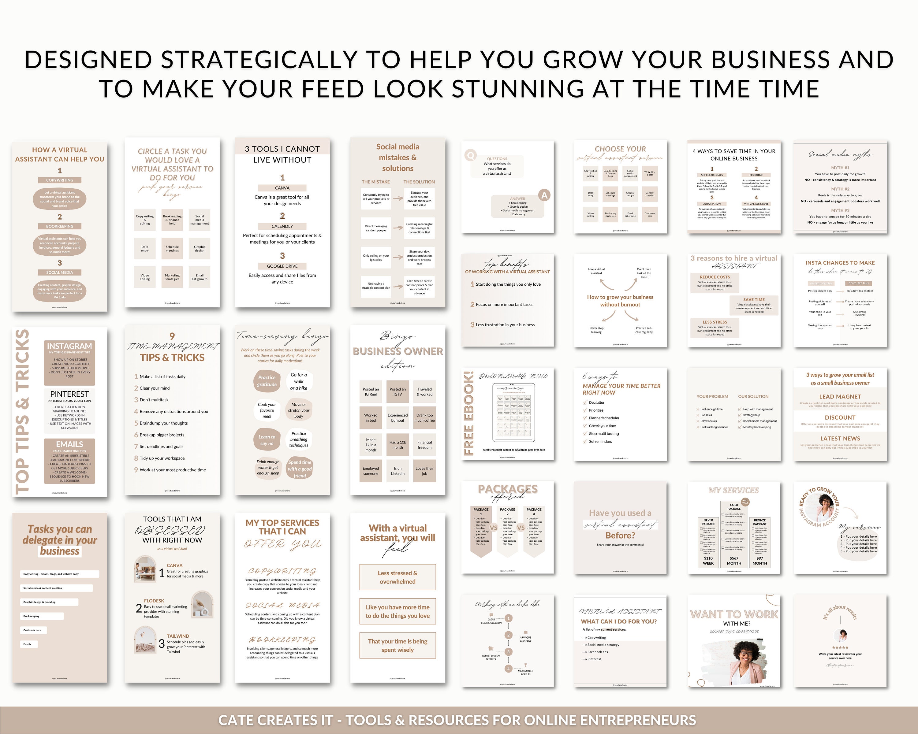 Virtual Assistant Templates Virtual Assistant Template - Etsy