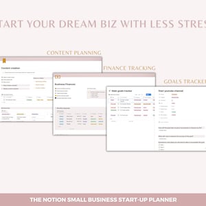 Notion Business Planner, Notion Template Business Planner, Notion ...