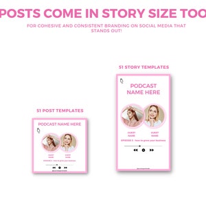Podcast Instagram Templates, Podcast Templates, Podcast Story Templates ...