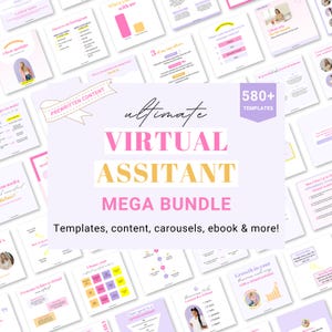 Virtual Assistant Mega Bundle, Virtual Assistant Pricing Guide, Virtual ...