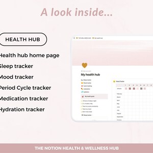 Notion Life and Wellness Planner, Notion Life Planner, Notion Wellness ...