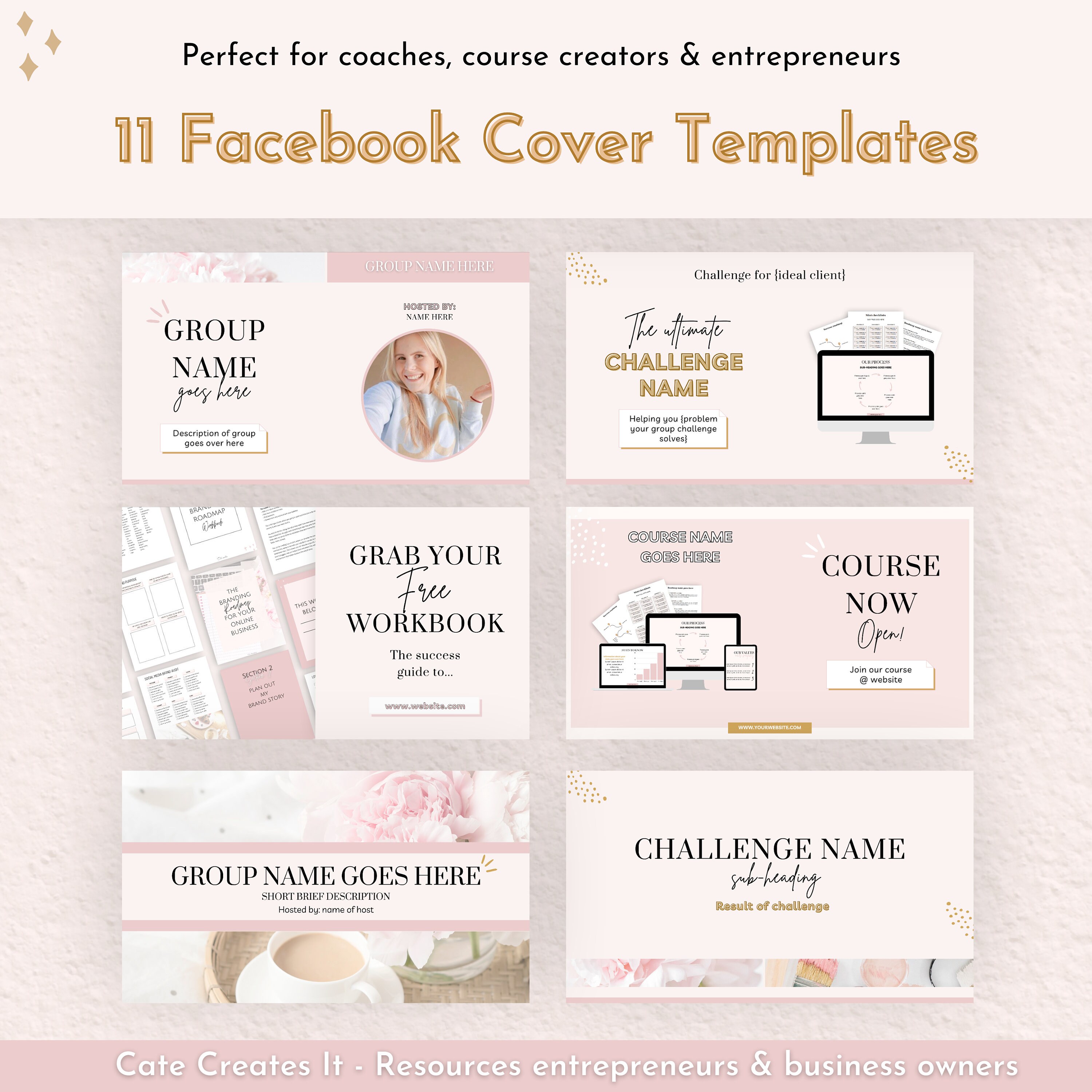 Facebook Group Templates Facebook Canva Templates Facebook - Etsy