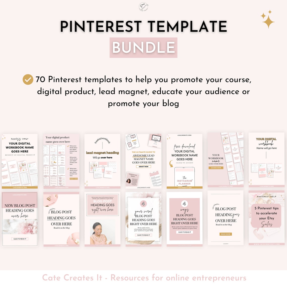 Course Creator Canva Toolkit Canva Template Bundle Ecourse Etsy
