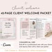 Client Welcome Kit New Client Welcome Packet Client Welcome - Etsy