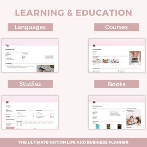 Notion Life and Business Template, Notion Template, Notion Business ...