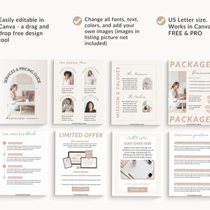 Virtual Assistant Services and Pricing Template, Pricing Guide, Price ...