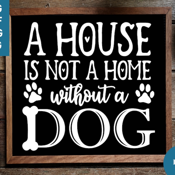 A Home Without a Dog - Etsy