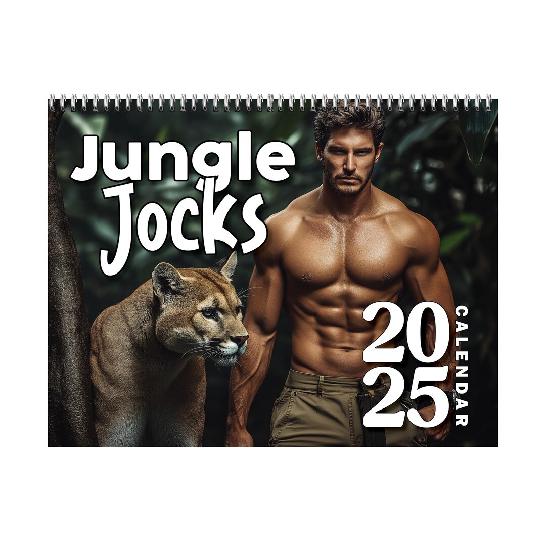 Funny Calendar 2025 | Jungle Jocks | White Elephant Gifts for Adults ...