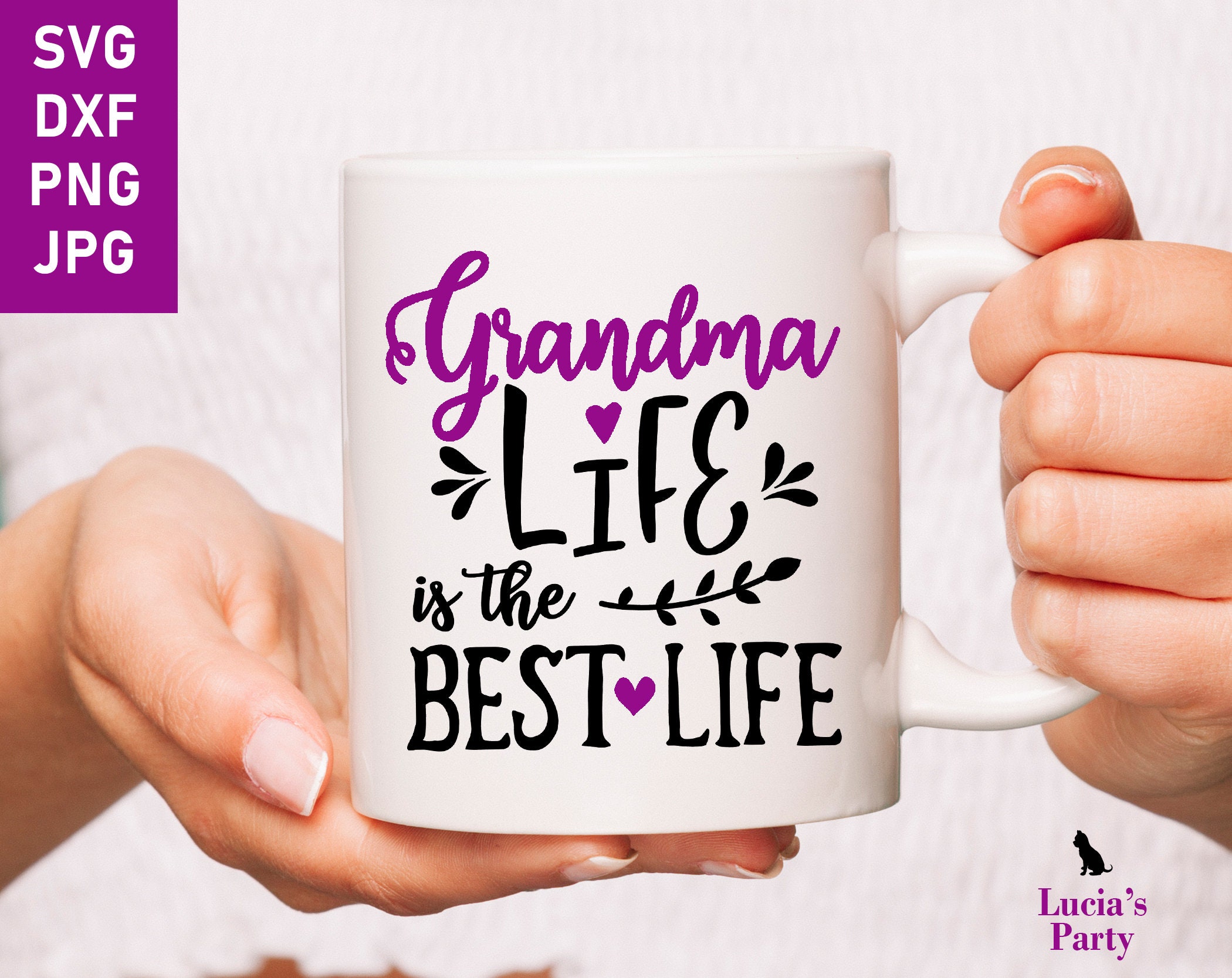 Grandma life is the best life svg Grandma life svg Grandma | Etsy