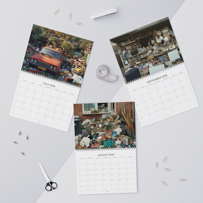 Funny Calendar 2026 | Hoarders | White Elephant Gifts for Adults ...
