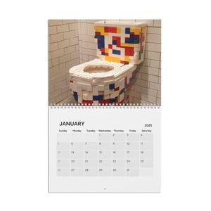 2025 Extraordinary Toilets of the World Calendar | Unique Bathroom Art ...