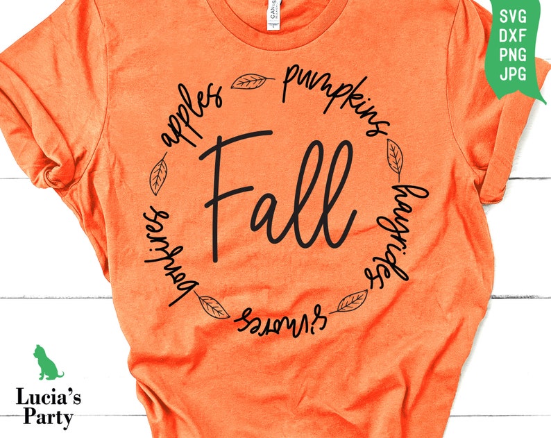 Fall Wreath SVG Fall Circle Svg Autumn Svg Quotes Autumn - Etsy