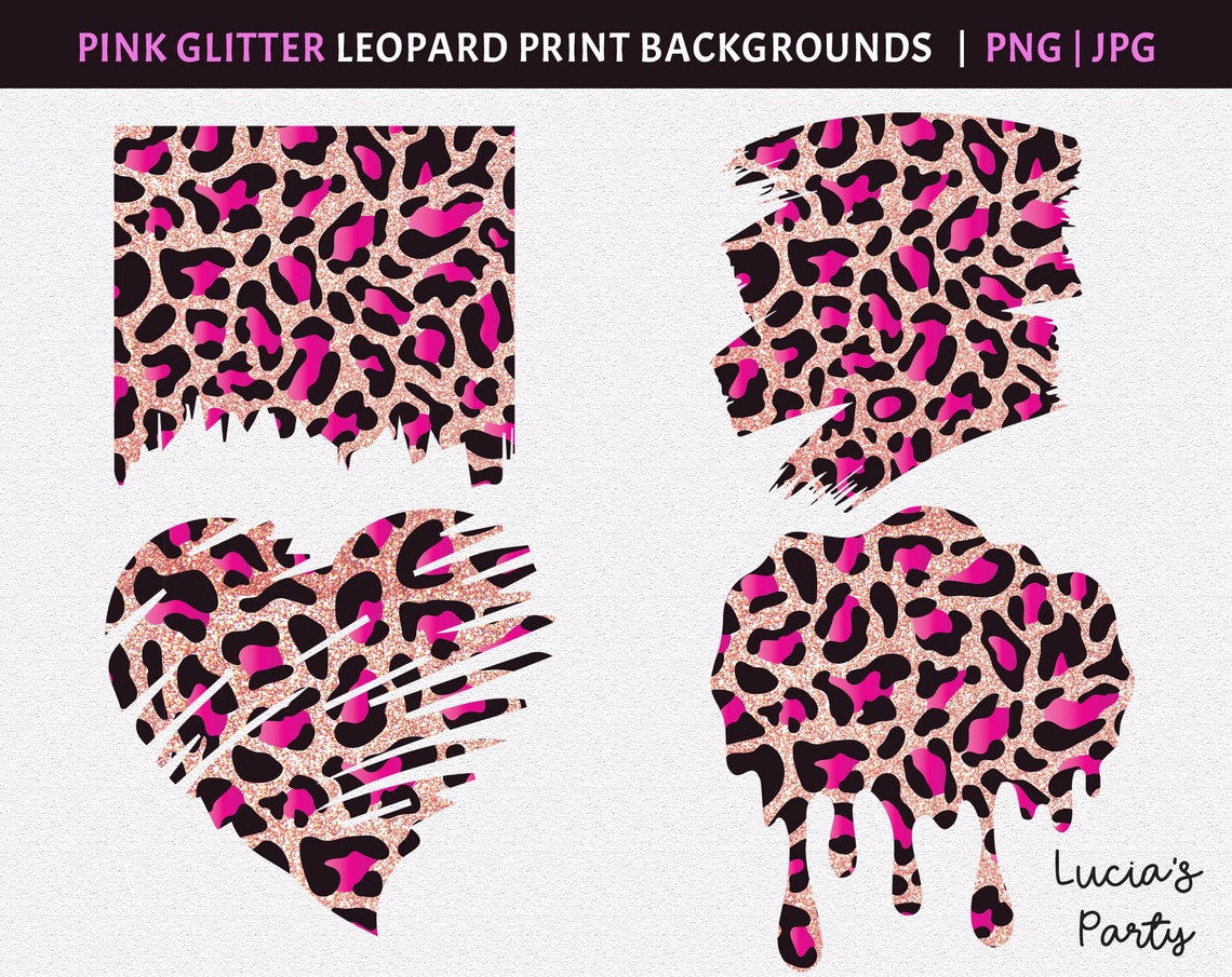 Leopard Print Patches Png Leopard Print Background Png - Etsy