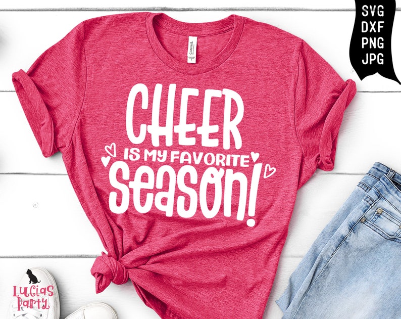 Cheer is My Favorite Season SVG Cheer Mom SVG Cheer Mom - Etsy