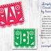 Papel Picado Svg Papel Picado Alphabet, Papel Picado Template, Papel ...