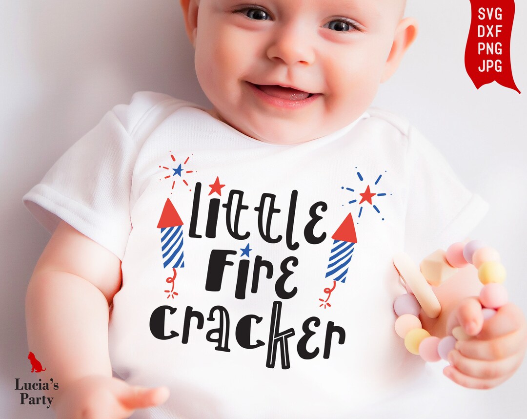 Little Firecracker SVG, 1st 4th of July Svg, 4th of July Svg for Kids ...