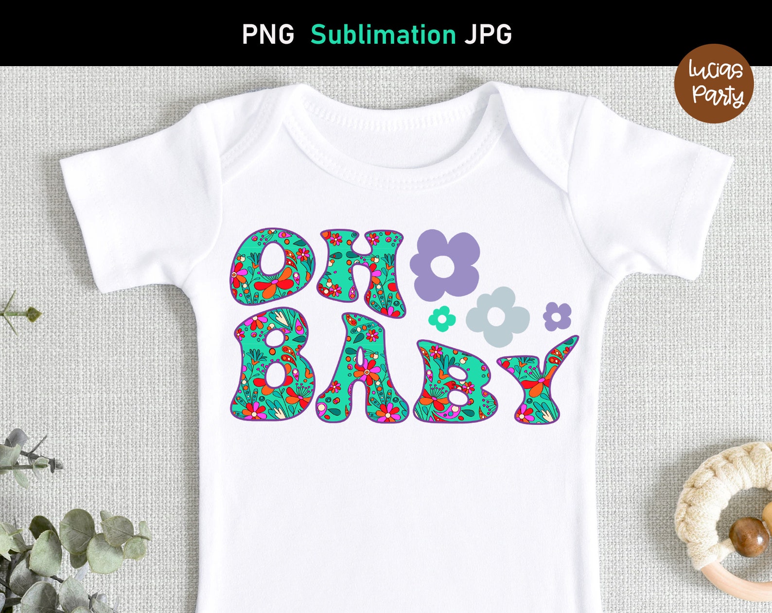 Oh Baby PNG Oh Baby Onesies Printable Baby Sublimation - Etsy