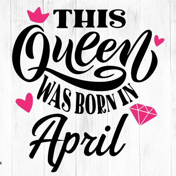 Born in April - Etsy