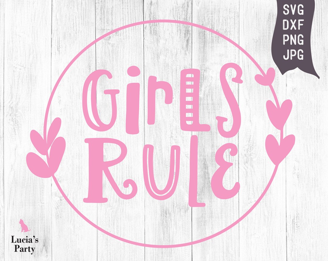 Girls Rule Svg New Baby Onesie Svg Onesie Girl, Toddler Tshirt Svg ...