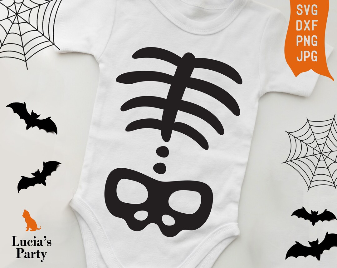 Skeleton SVG File, Skeleton Costume Svg, Skeleton Baby Svg, Skeleton ...