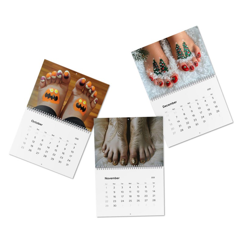 Funny Calendar 2026 | Glamorous Feet | White Elephant Gifts for Adults ...
