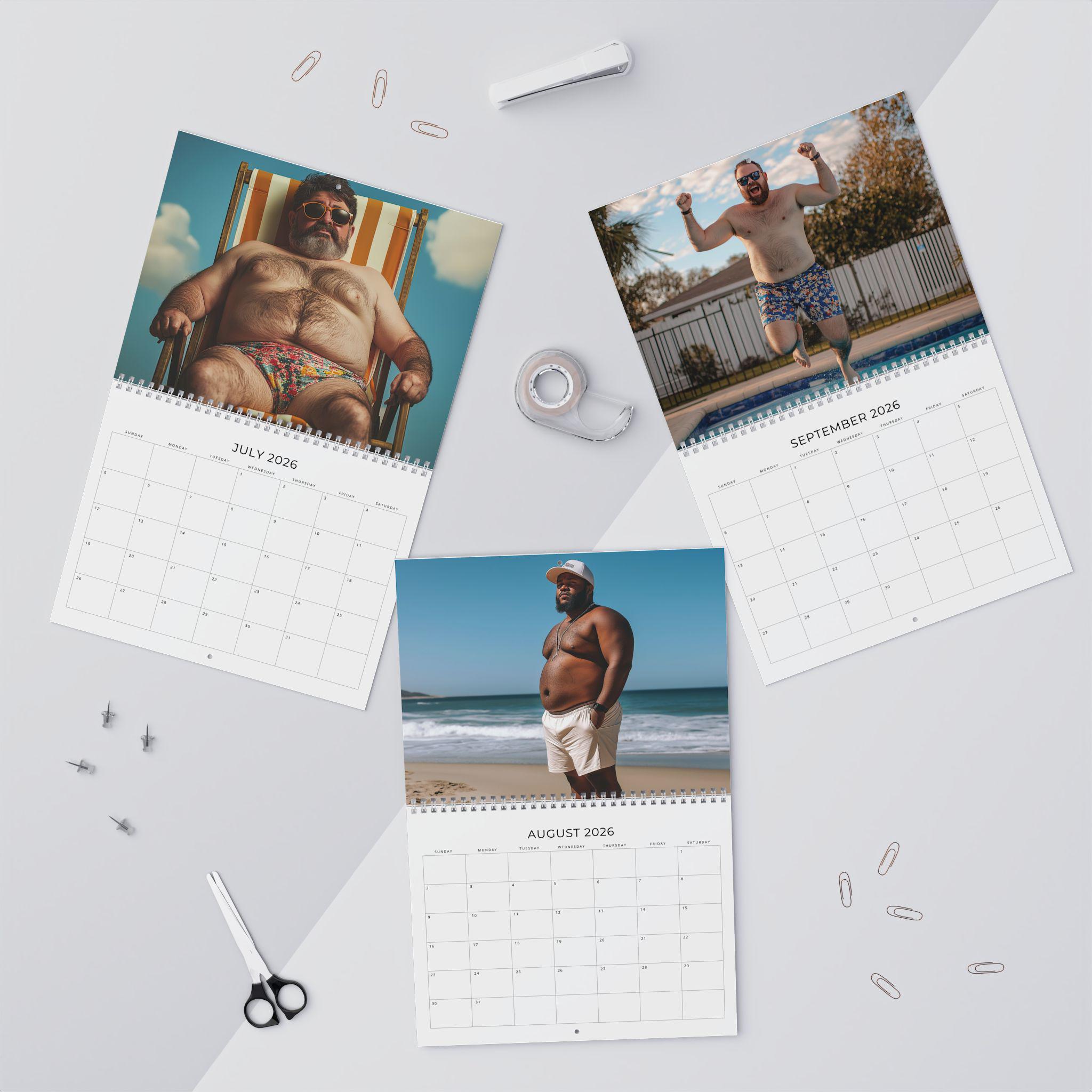 Funny Calendar 2026 | Dad Bods | White Elephant Gifts for Adults ...