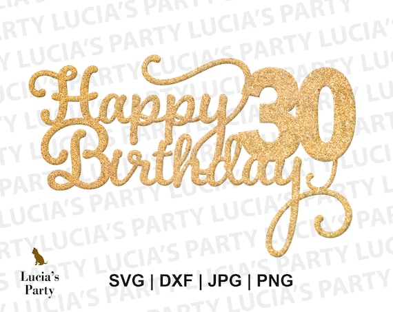 Materials Card Making & Stationery 54 54th birthday cake topper svg ...