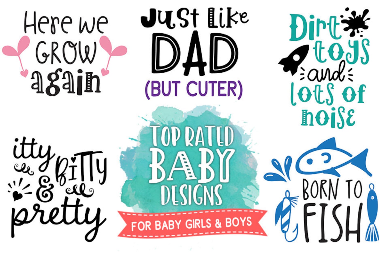 Baby Bundle SVG Baby Svg Bundle Svg Baby Designs Svg for | Etsy