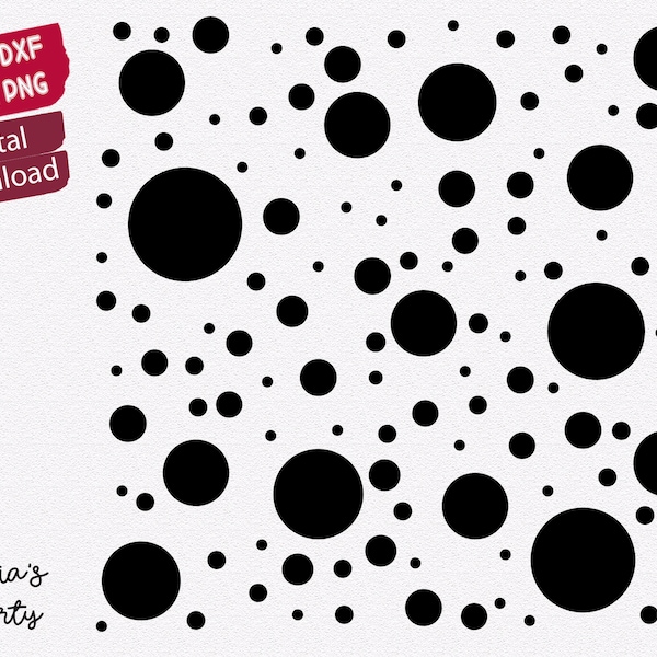 Dots Background Svg - Etsy