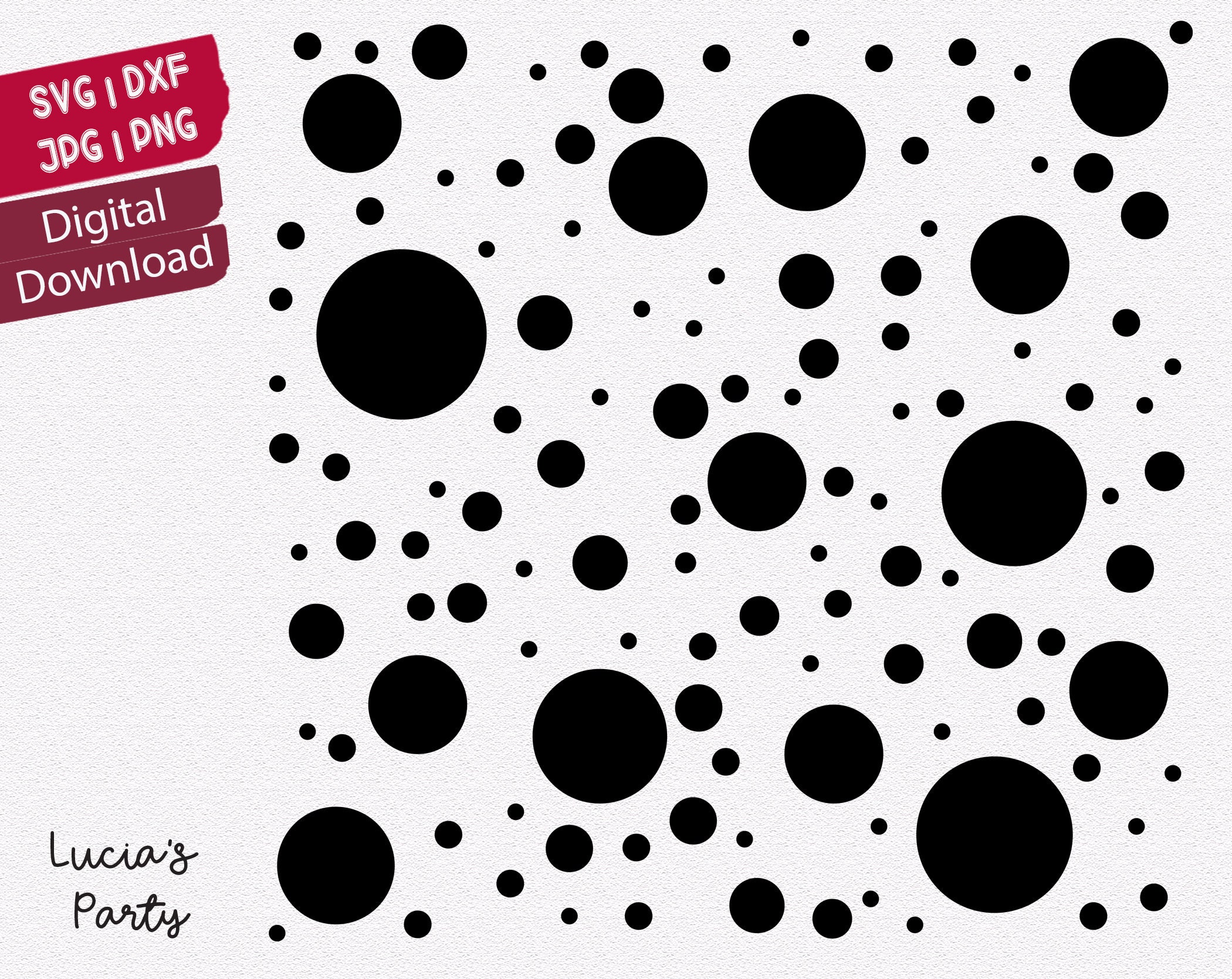 Polka Dot Svg Polka Dot Png Dots Background Svg Dotted Etsy