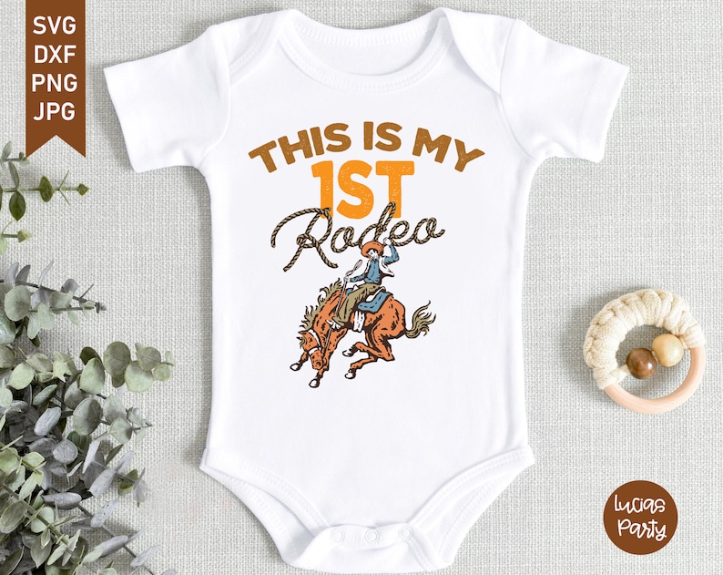 This is My First Rodeo PNG 1st Birthday Rodeo Sublimation - Etsy